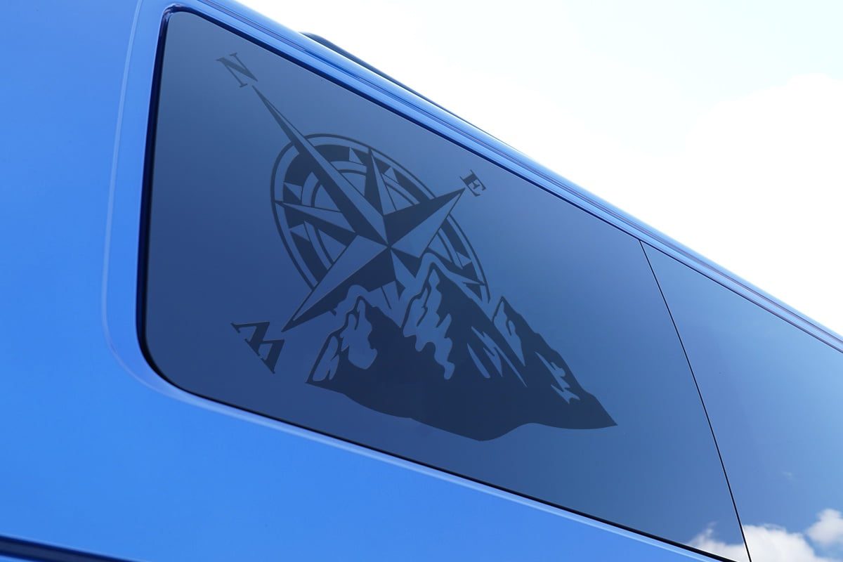 VW Transporter Compass Decal - Vee Dub Transporters