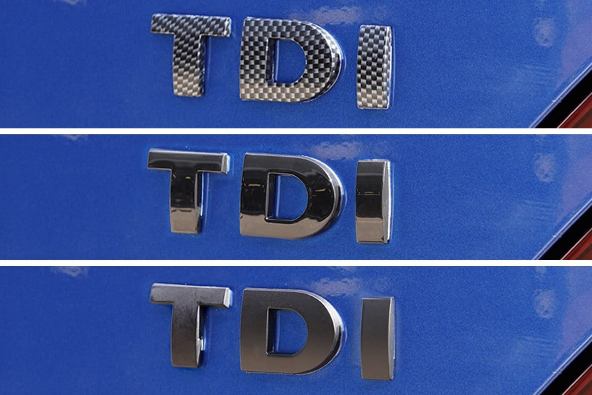 VW Rear TDI Text - Vee Dub Transporters