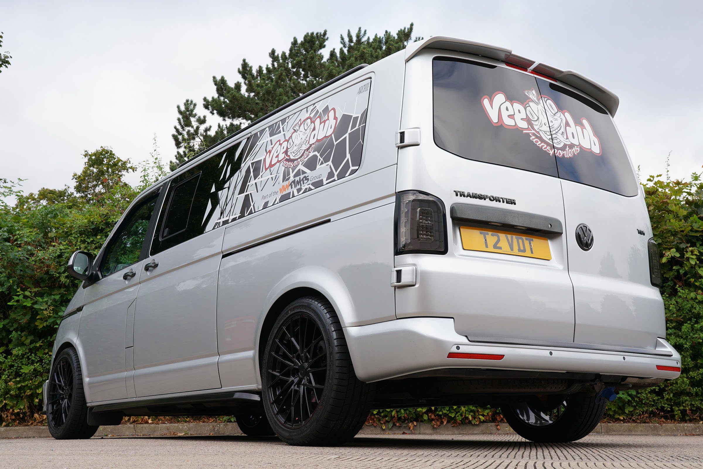 VW T5.1 OEM Style Rear Spoiler - Twin Door (PAINTED) - Vee Dub Transporters