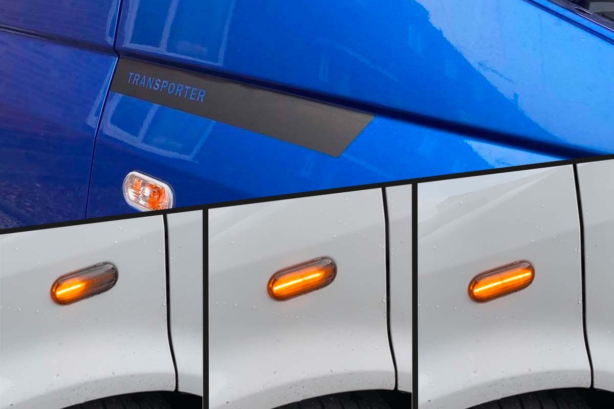 VW T5/T5.1 Dynamic Side Repeater & Decal Package - Vee Dub
