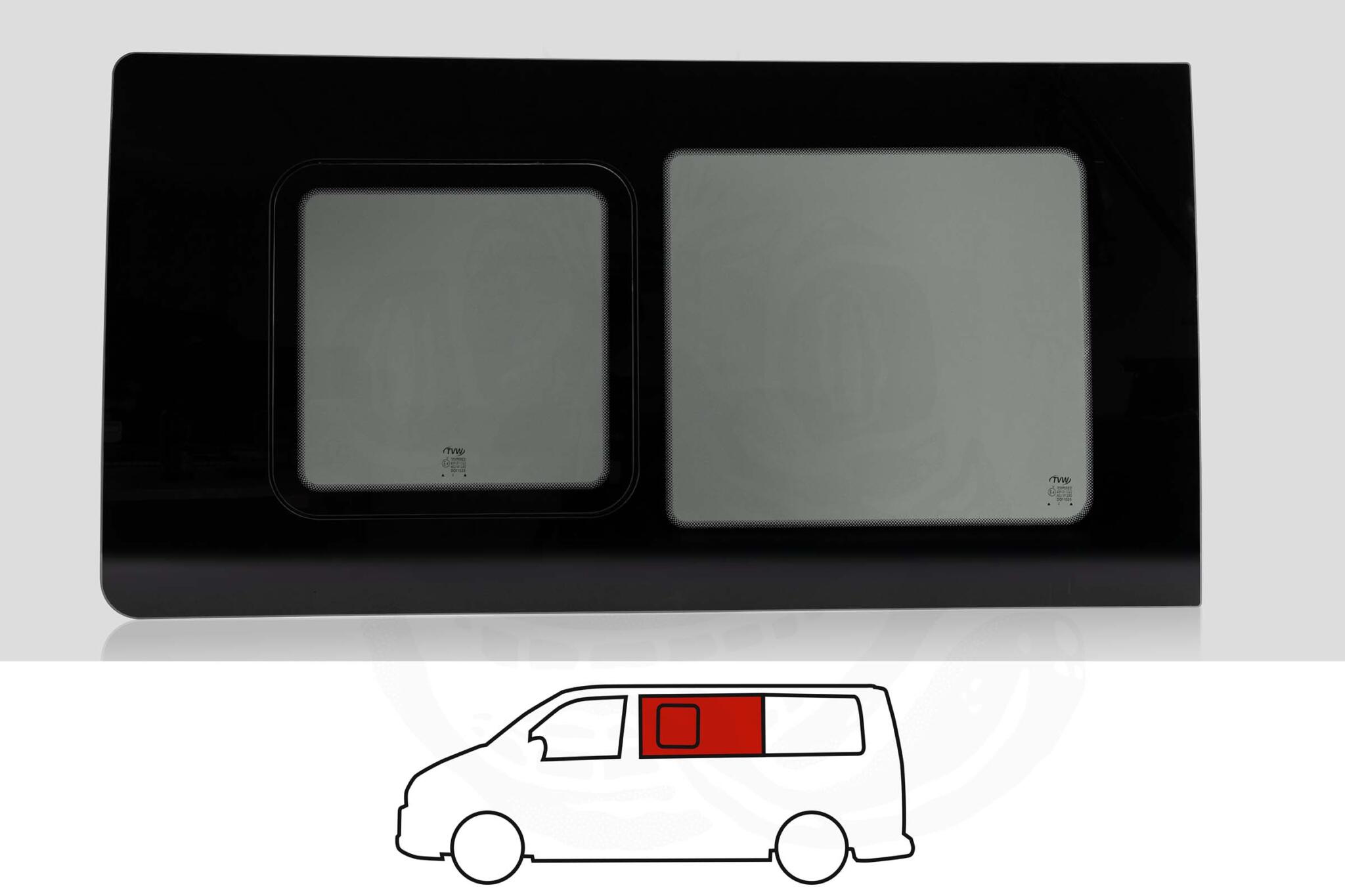 VW T6.1 Privacy Tinted Conversion Windows - Vee Dub
