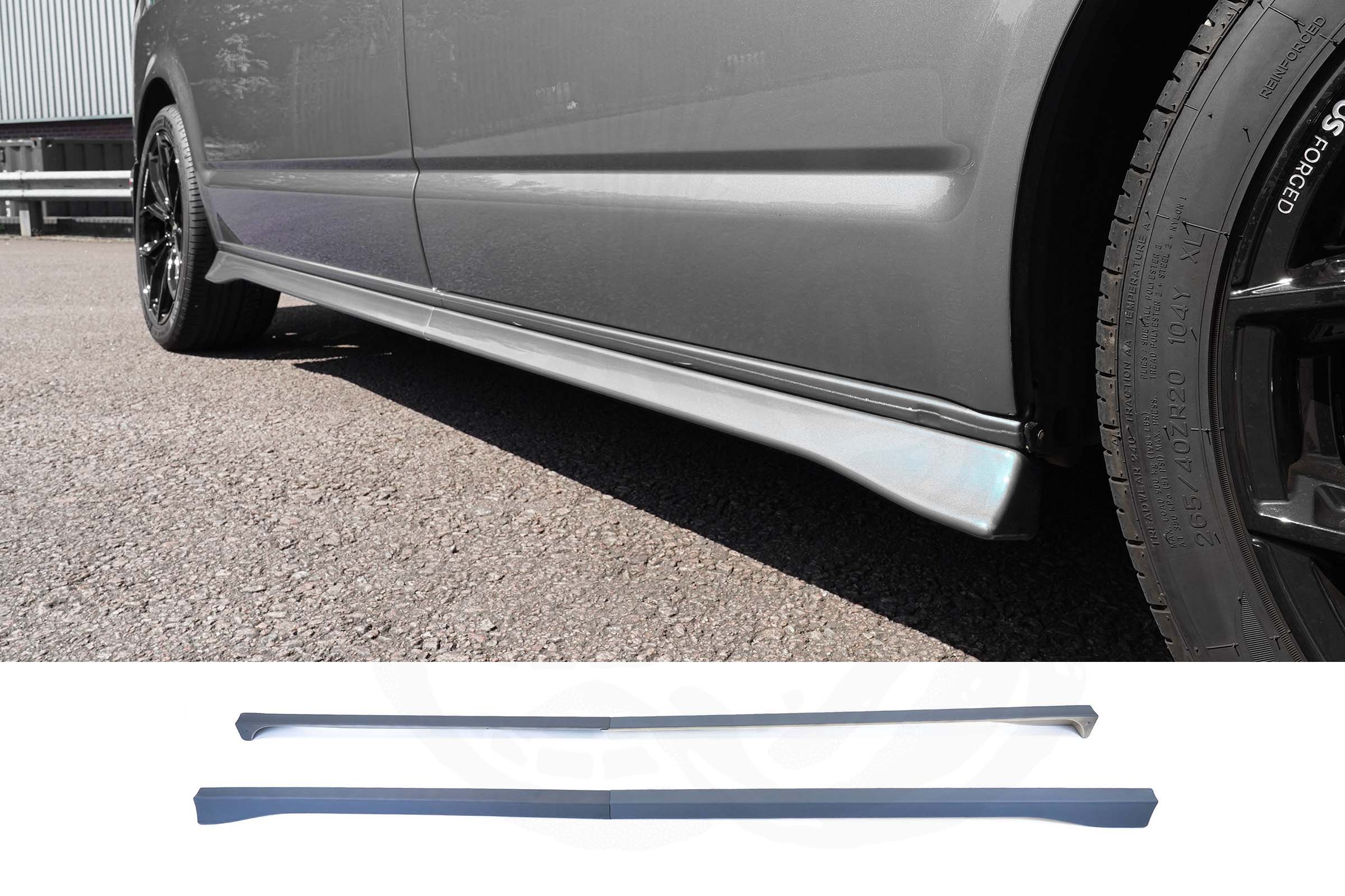 VW T5/T5.1 Side Skirts - SWB (Primed) - Vee Dub Transporters)
