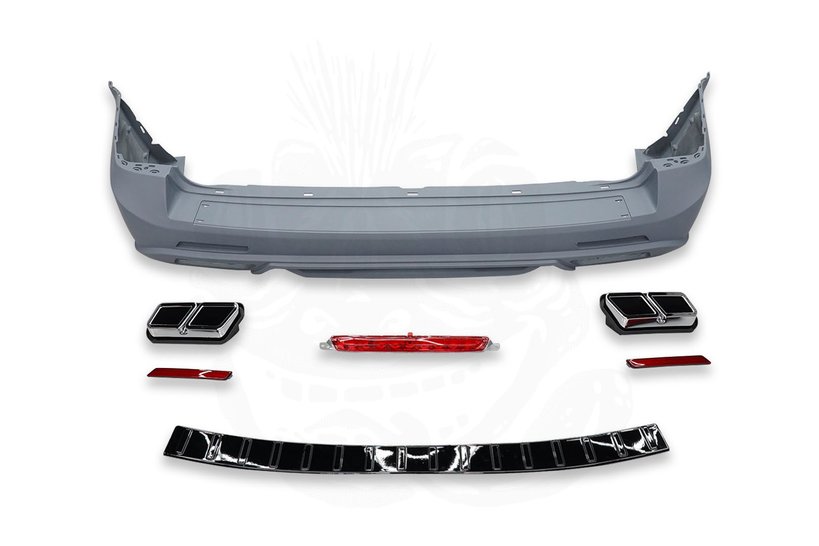 VW T5 Tailgate Rear Bumper (PRIMED)