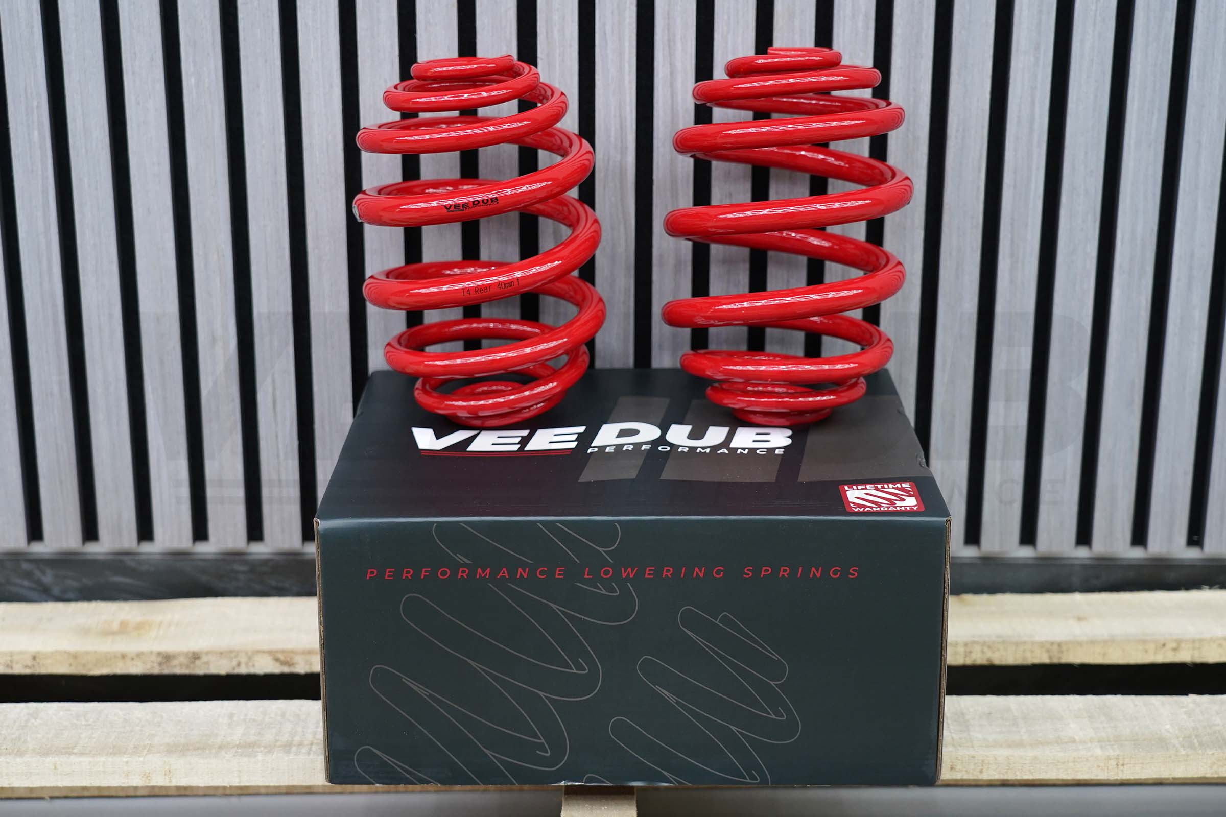 T4 Vee Dub Performance 40mm Rear Mini Block Lowering Springs