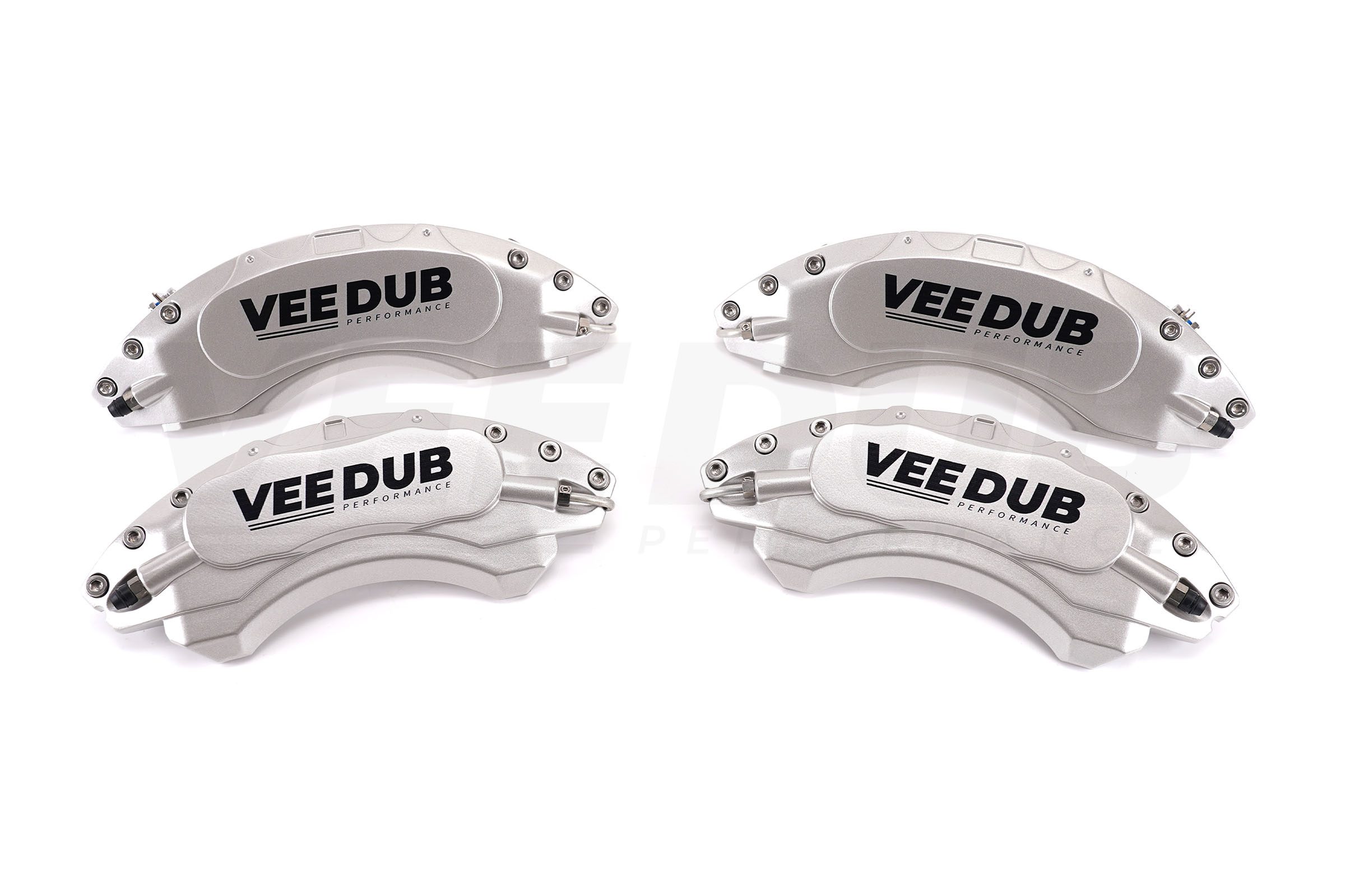 T7 Vee Dub Performance Caliper Covers - Silver (4 Piece Set)